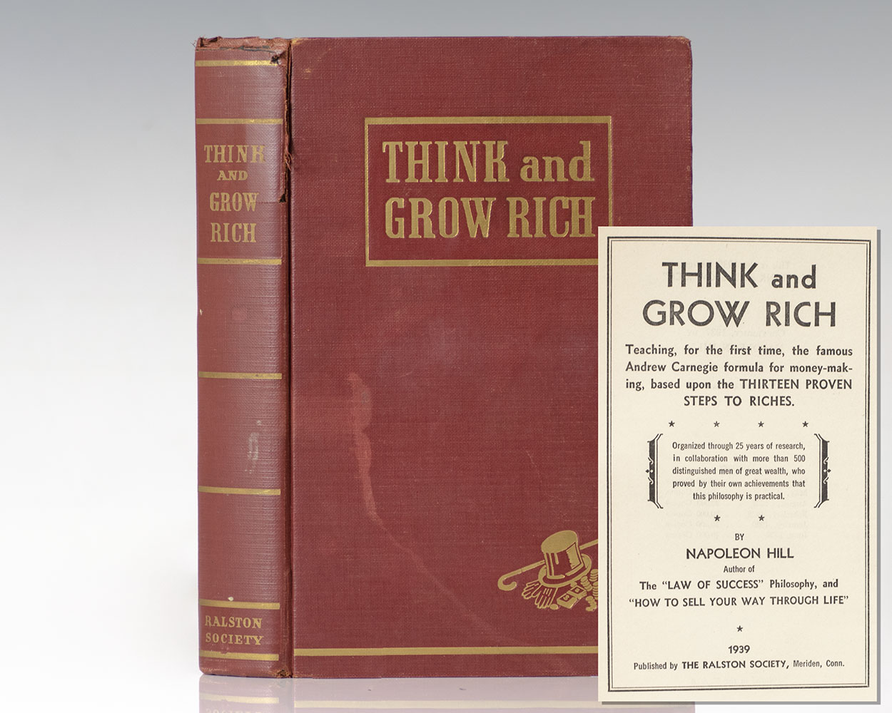 Think And Grow Rich Napoleon Hill First Edition Rare