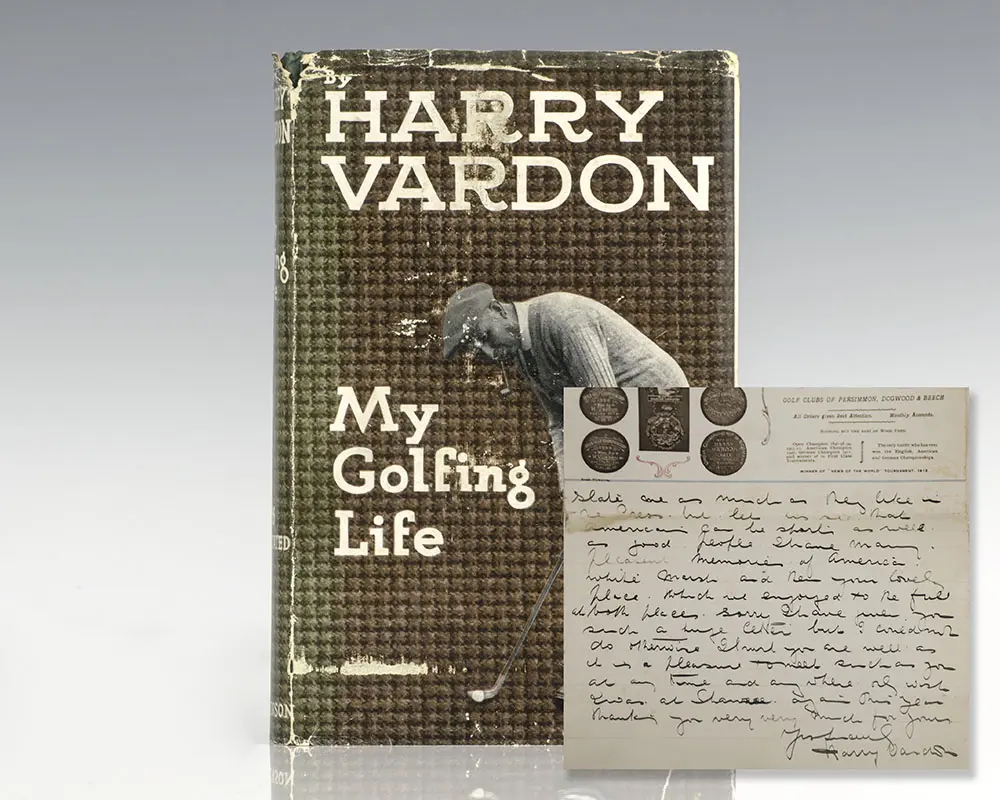 How To Play Golf Harry Vardon First Edition Signed Rare Golf Book