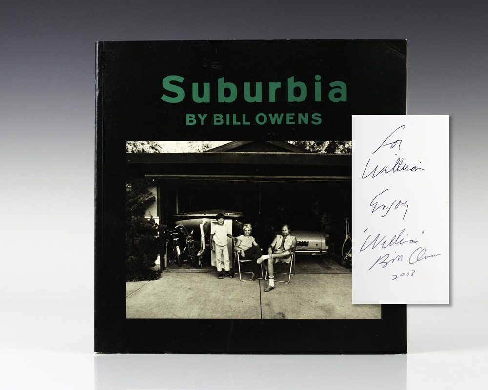 Suburbia Bill Owens First Edition Signed Rare photobook