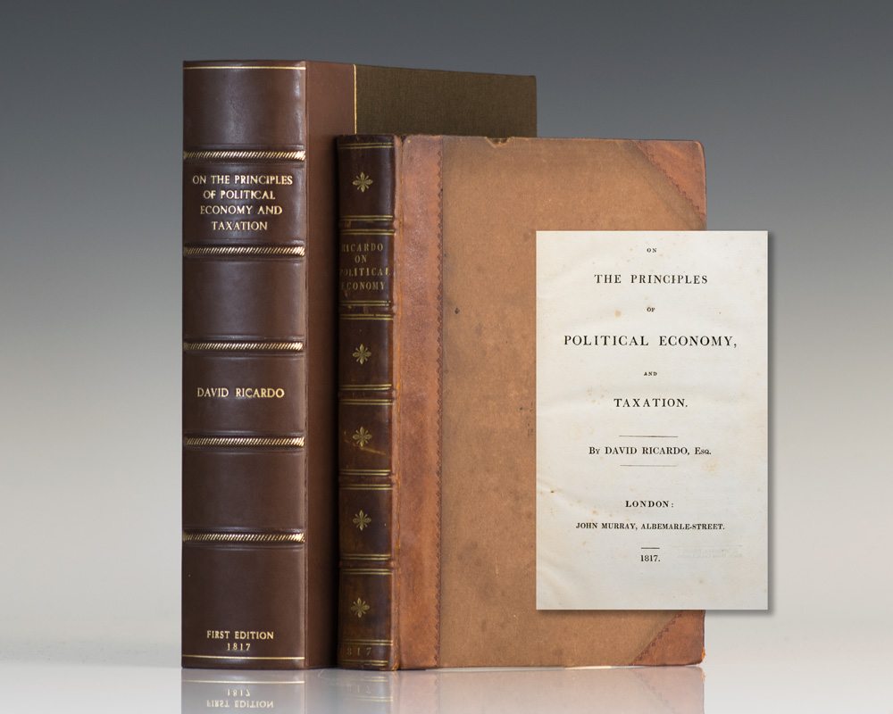 On The Principles of Political Economy Ricardo first edition