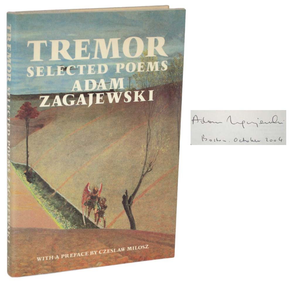Tremor Poems Adam Zagajewski First Edition Signed