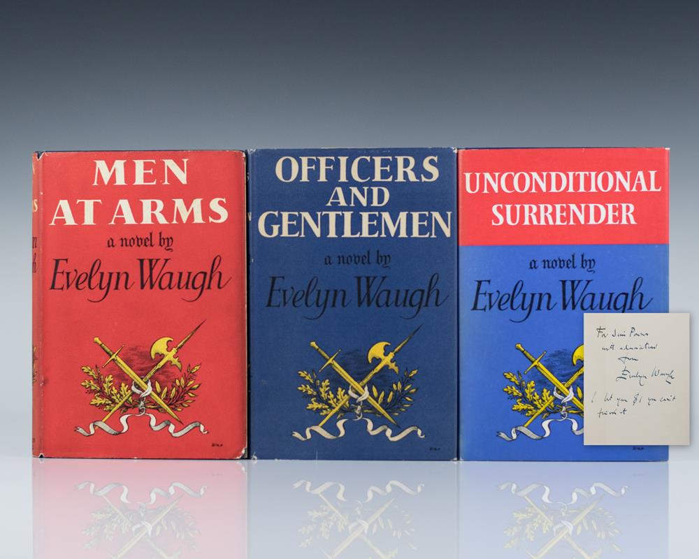 The Sword of Honour Trilogy Evelyn Waugh First Edition Signed Rare