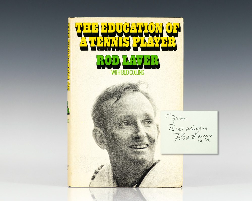 The Education of a Tennis Player Rod Laver First Edition Signed
