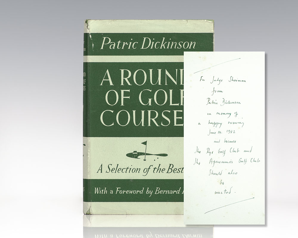 A Round of Golf Course Dickinson, Patric First Edition Signed