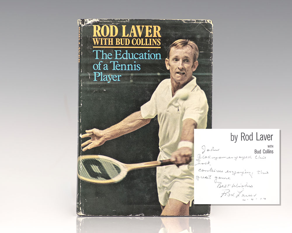 Rod Laver First Edition Signed Tennis Rare Book