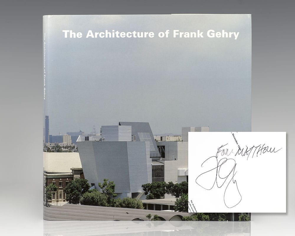 The Architecture of Frank Gehry First Edition Signed Rare Book