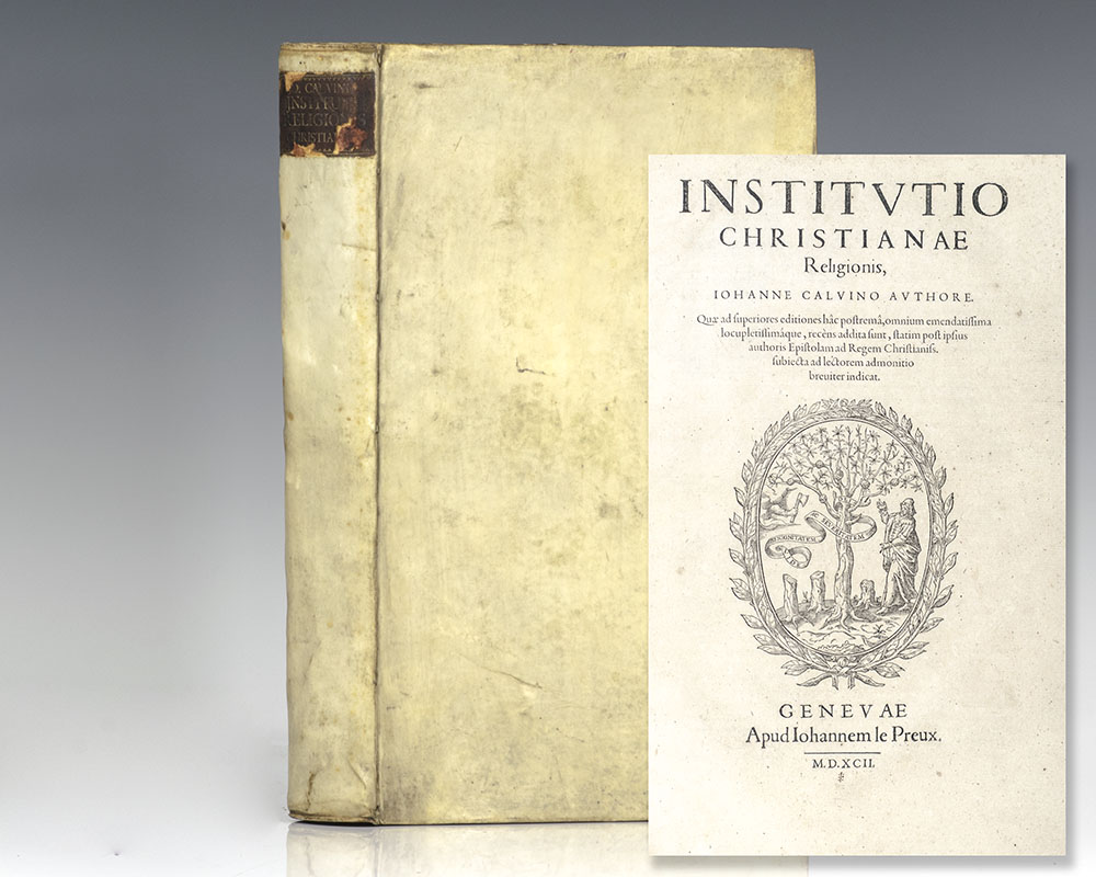 John Calvin First Edition Institutes