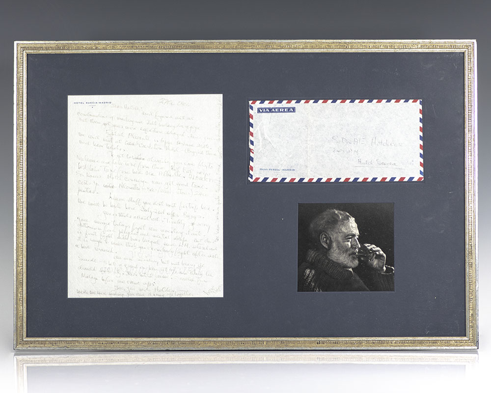 Ernest Hemingway Autograph letter signed