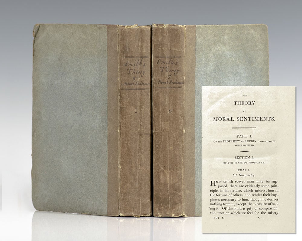 The Theory of Moral Sentiments Adam Smith First Edition