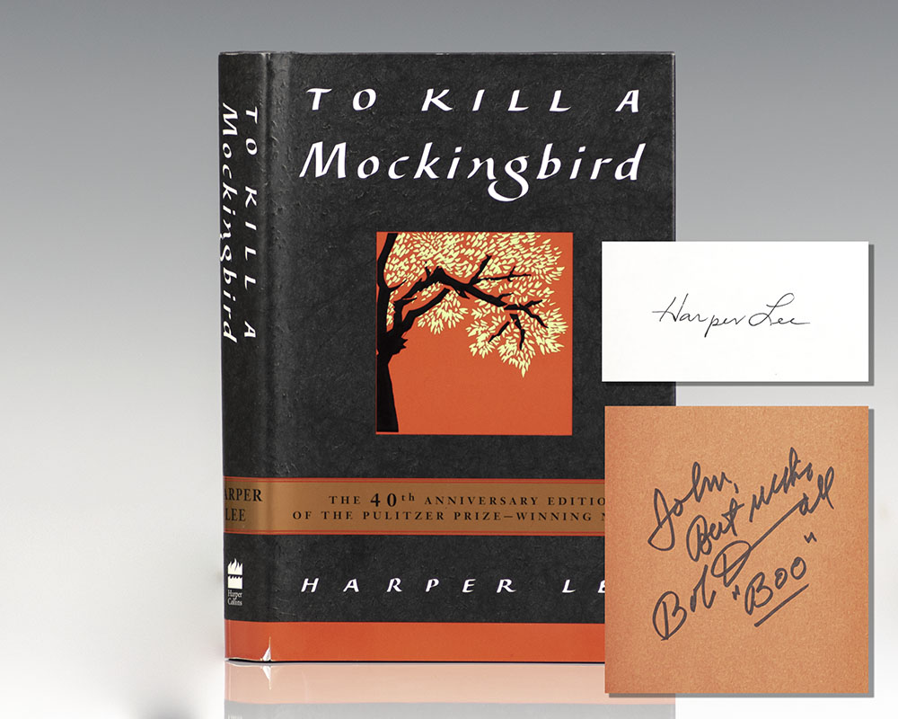 To Kill a Mockingbird Harper Lee First Edition Signed