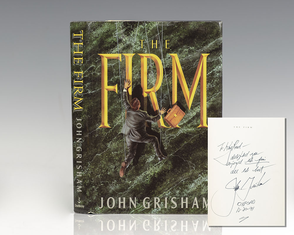 The Firm John Grisham First Edition Signed