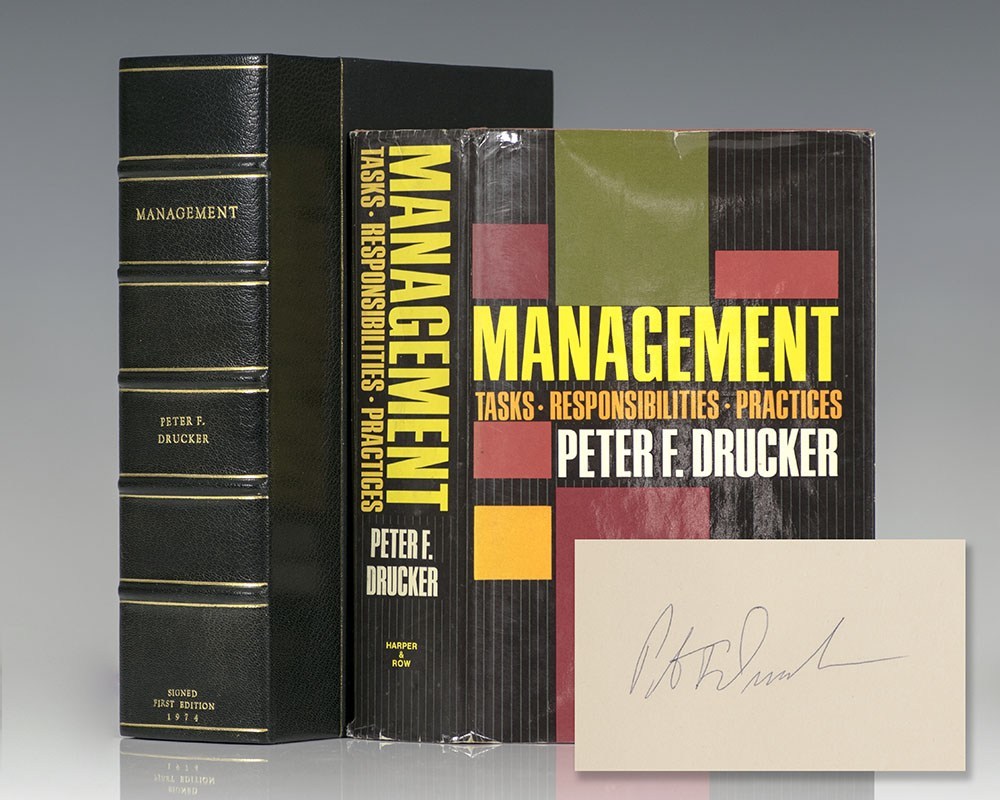 The Work and Philosophy of Peter Drucker. - Raptis Rare Books | Fine ...