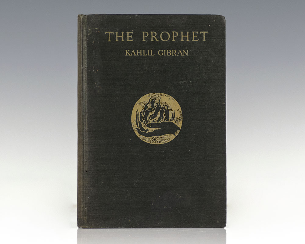 The Prophet Kahlil Gibran First Edition Signed