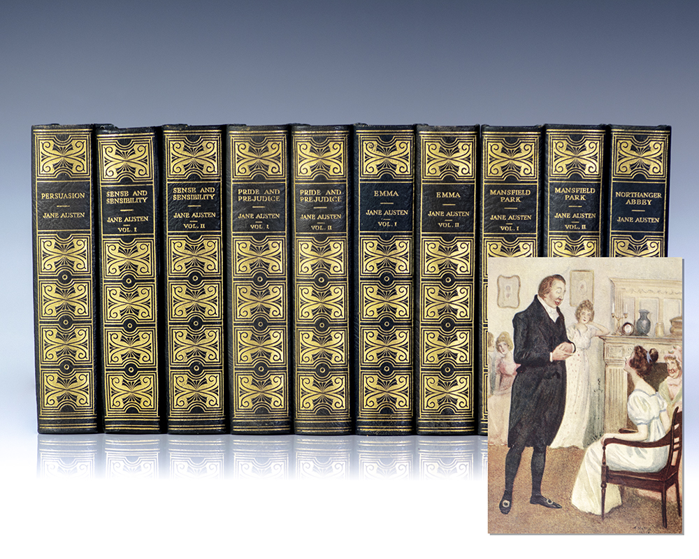 The Works of Jane Austen First Edition Leather