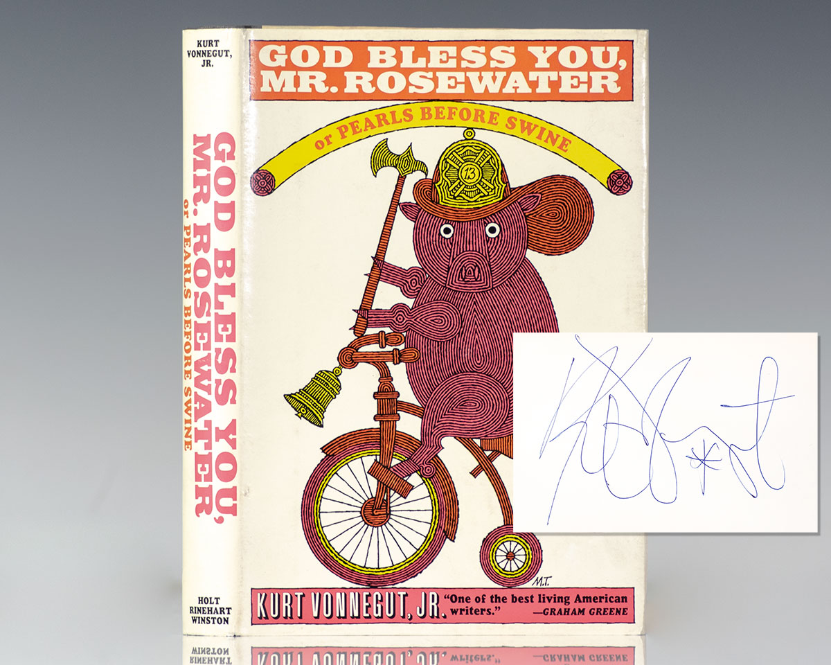 God Bless You, Mr. Rosewater Kurt Vonnegut First Edition Signed