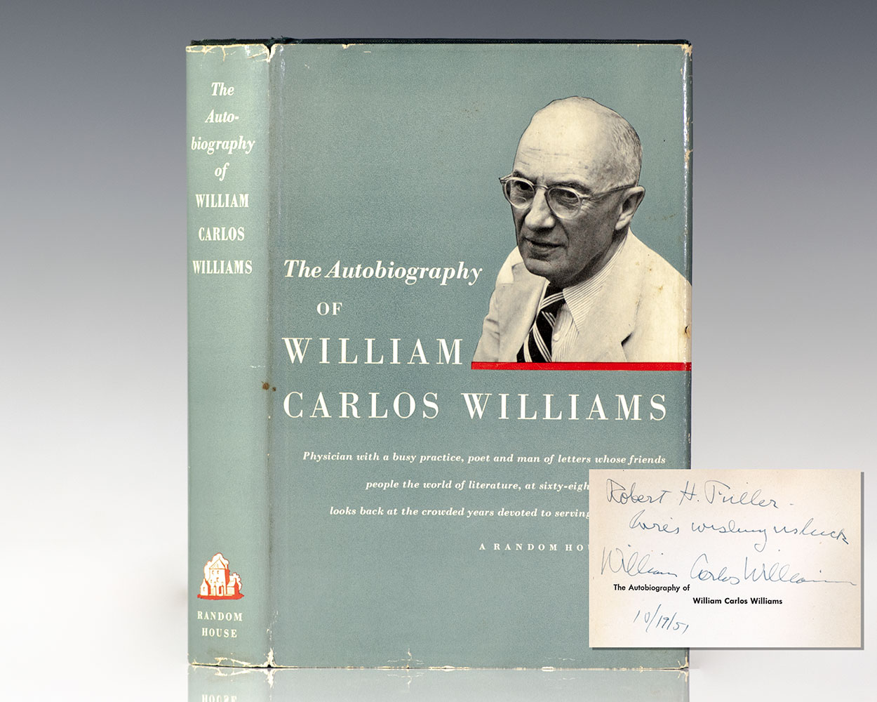 The Autobiography of William Carlos Williams First Edition Signed
