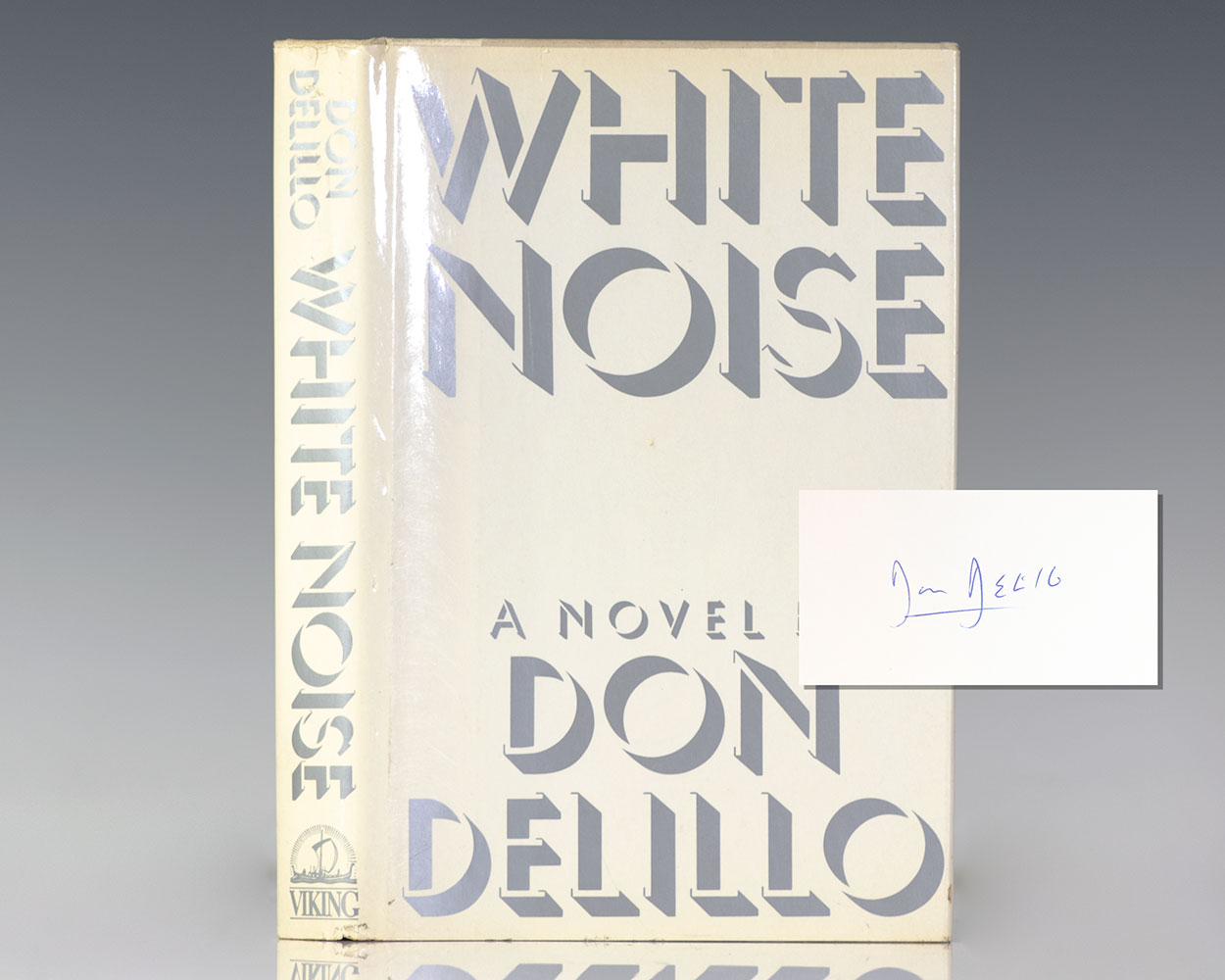 White Noise Don Delillo First Edition Signed Rare