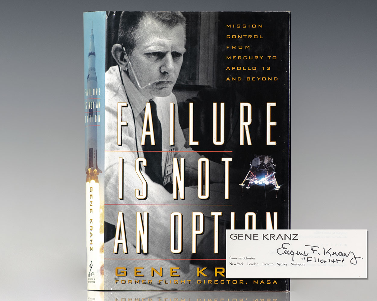 Failure Is Not An Option Gene Kranz First Edition Signed