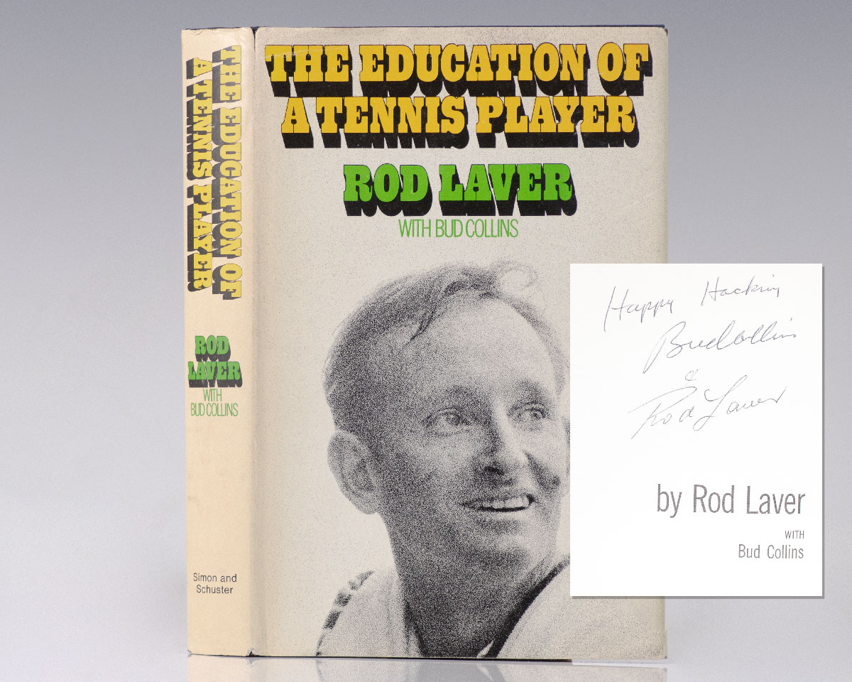The Education of a Tennis Player Rod Laver First Edition Signed