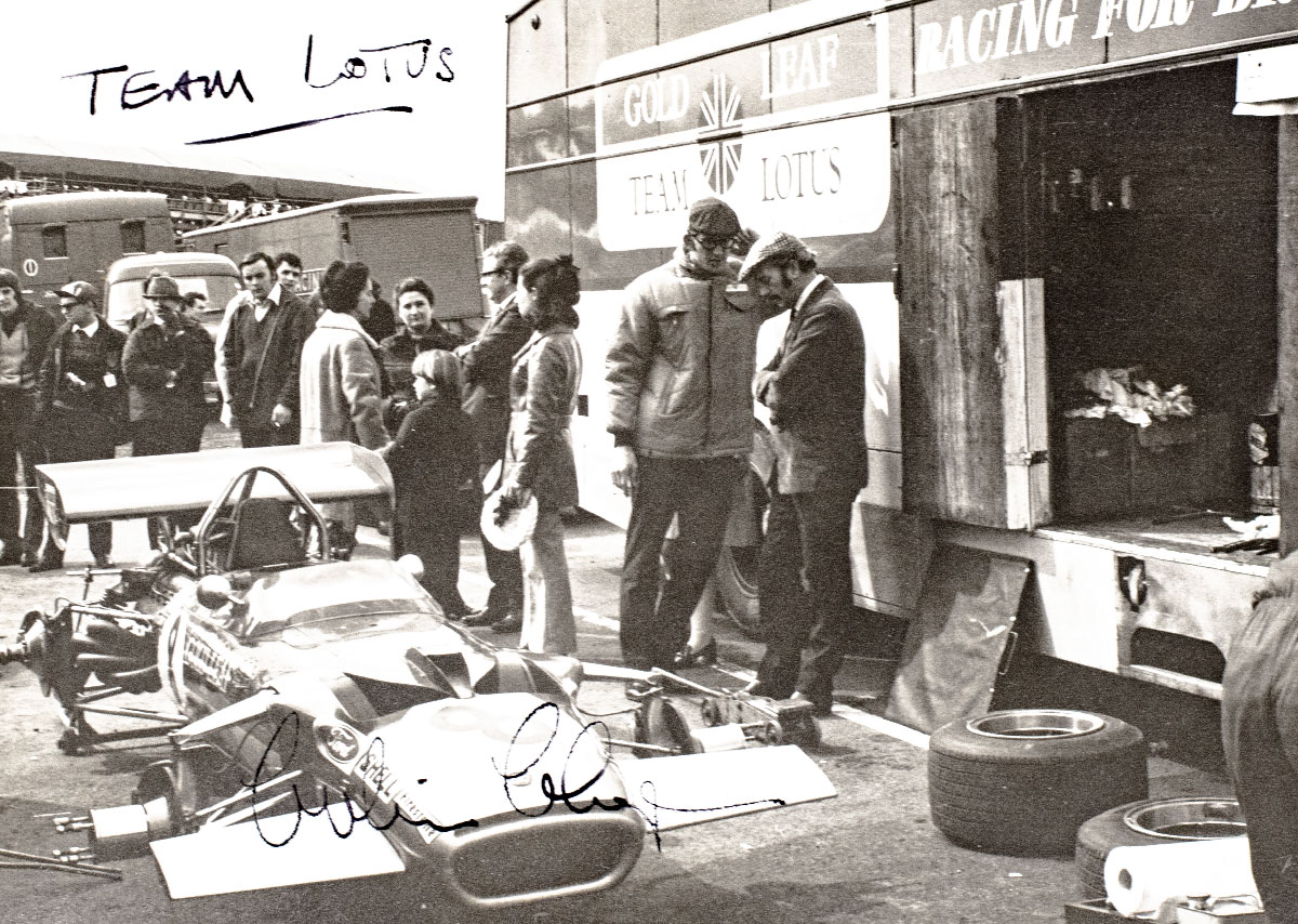 Colin Chapman Signed Lotus Photograph. - Raptis Rare Books | Fine Rare ...