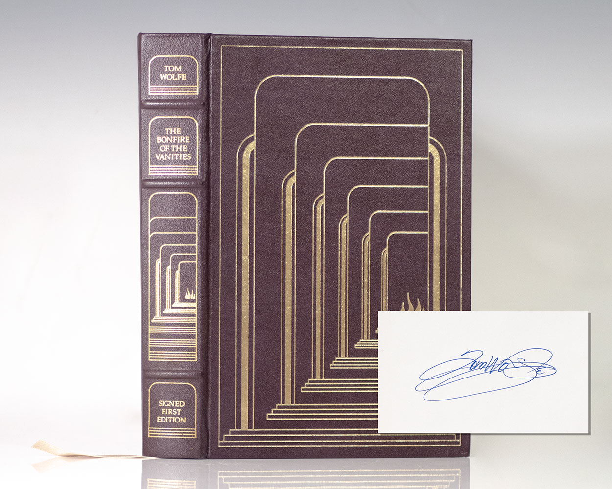 The Bonfire of the Vanities Tom Wolfe First Edition Signed