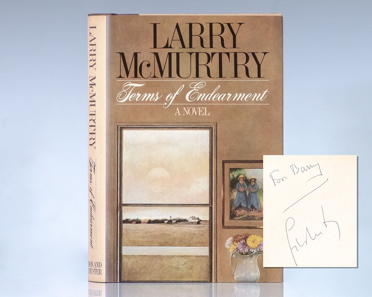 Terms of Endearment Larry McMurtry First Edition Jack Nicholson Signed