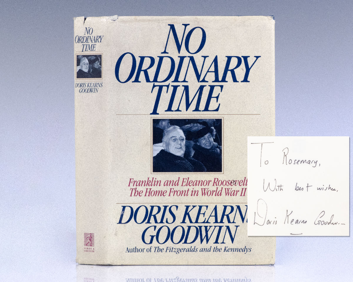 No Ordinary Time Doris Kearns Goodwin First Edition Signed