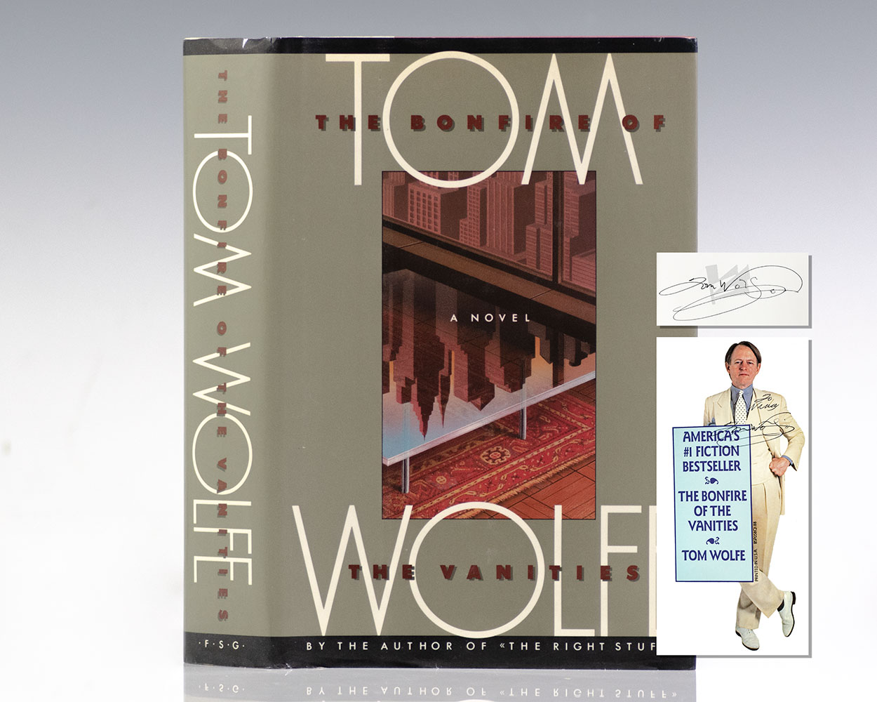 The Bonfire of the Vanities Tom Wolfe First Edition Signed