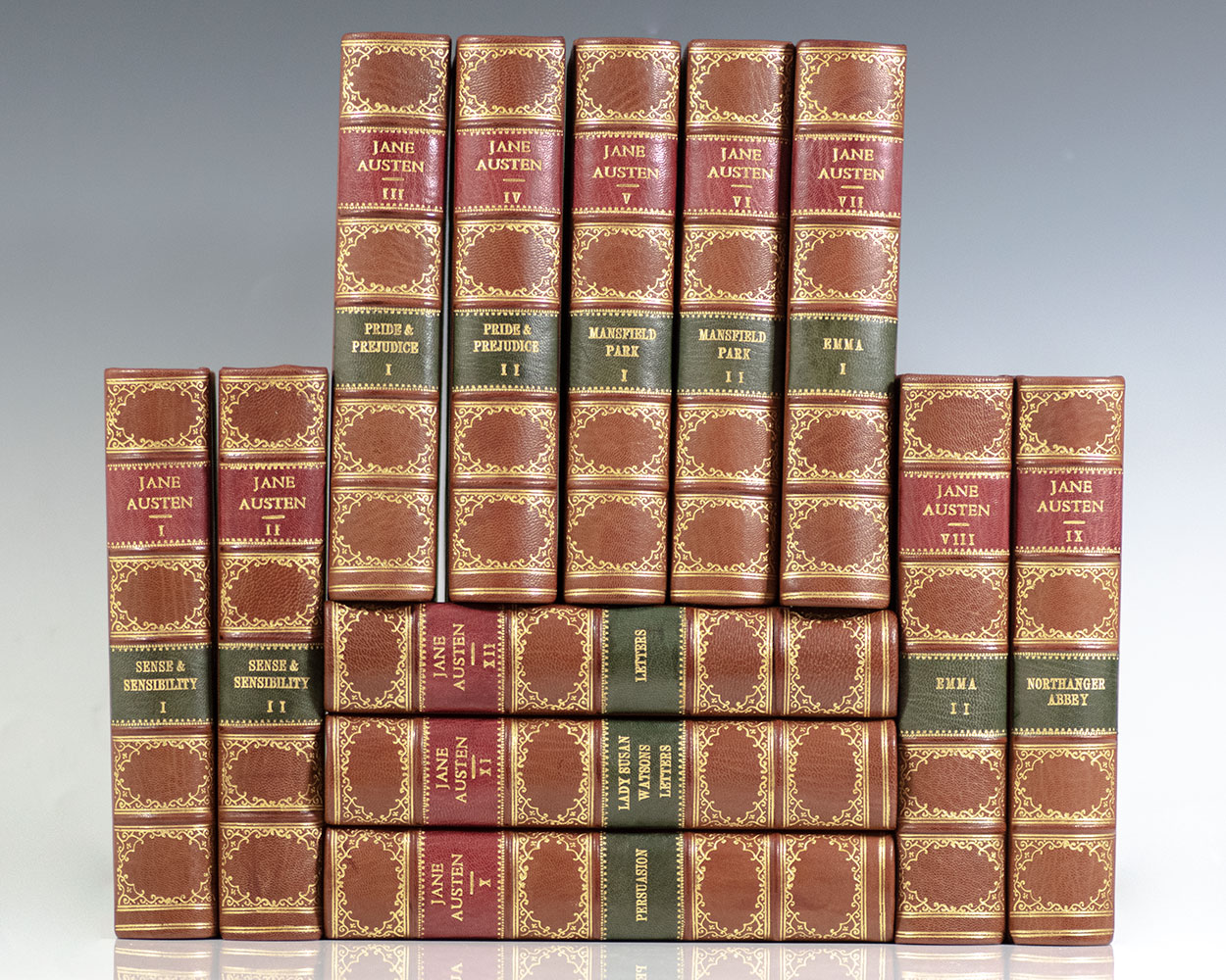 The Works of Jane Austen First Edition Leather