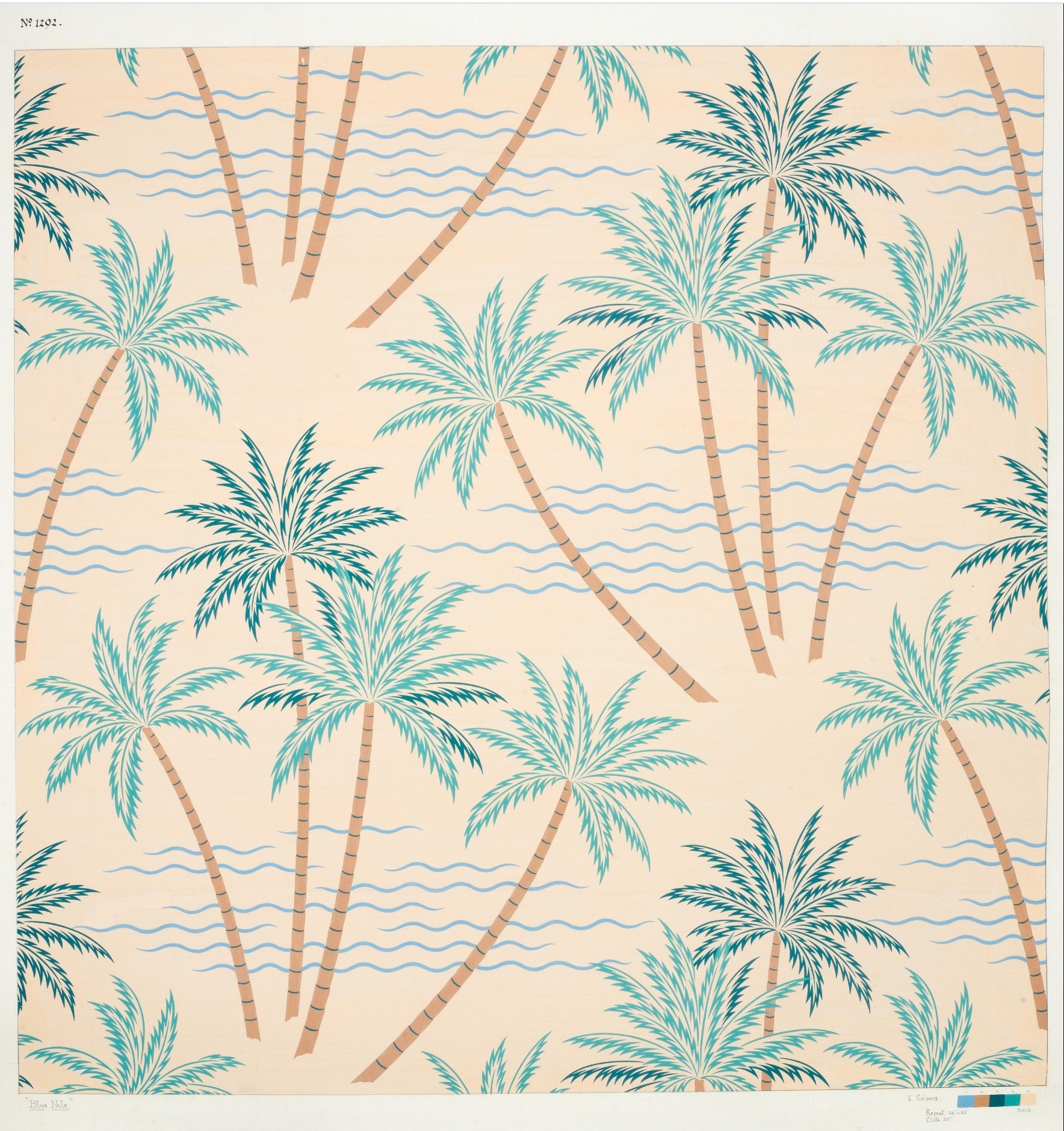 Cecil Henry Judge Original Textile Design Collection. - Raptis Rare ...