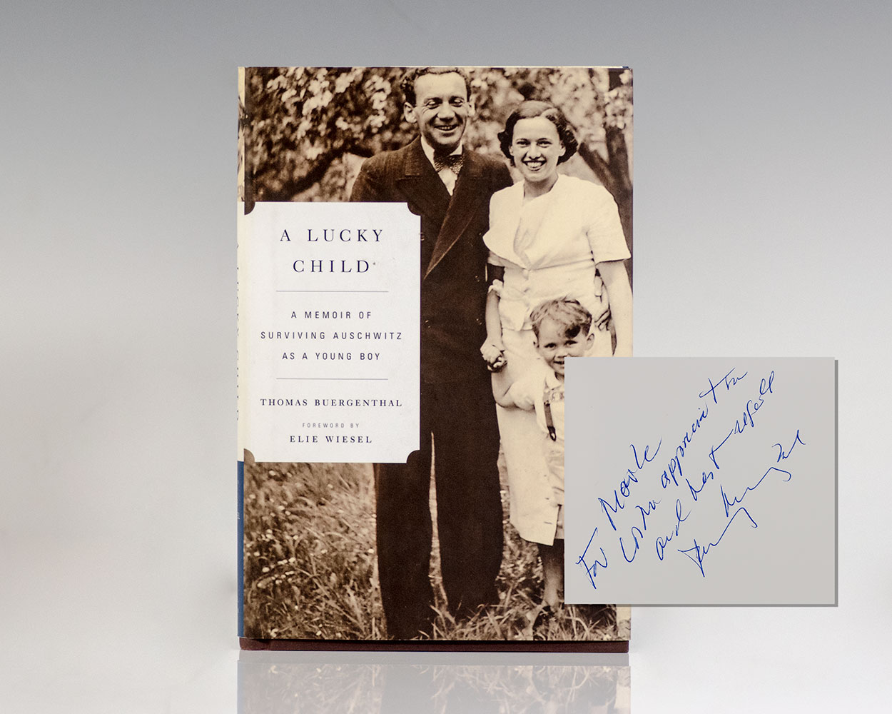 A Lucky Child: A Memoir of Surviving Auschwitz as a Young Boy. - Raptis ...