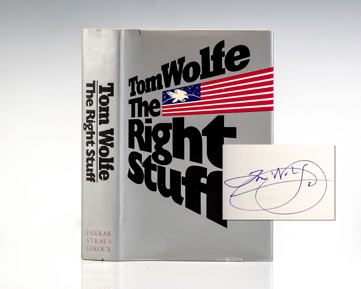 The Right Stuff Tom Wolfe First Edition Signed John Glenn Chuck Yeager
