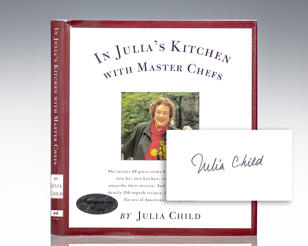 Cooking with Master Chefs Julia Child First Edition Signed