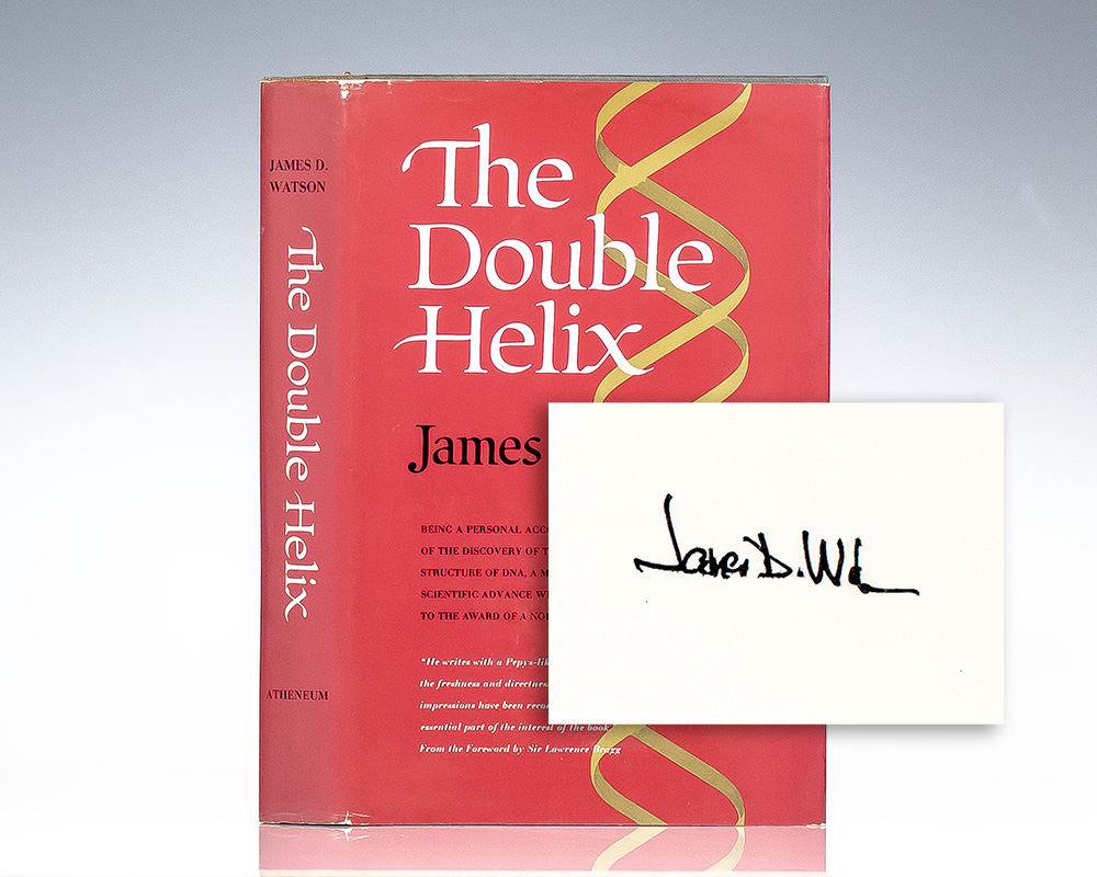 Double Helix Francis Crick First Edition Signed Rare DNA