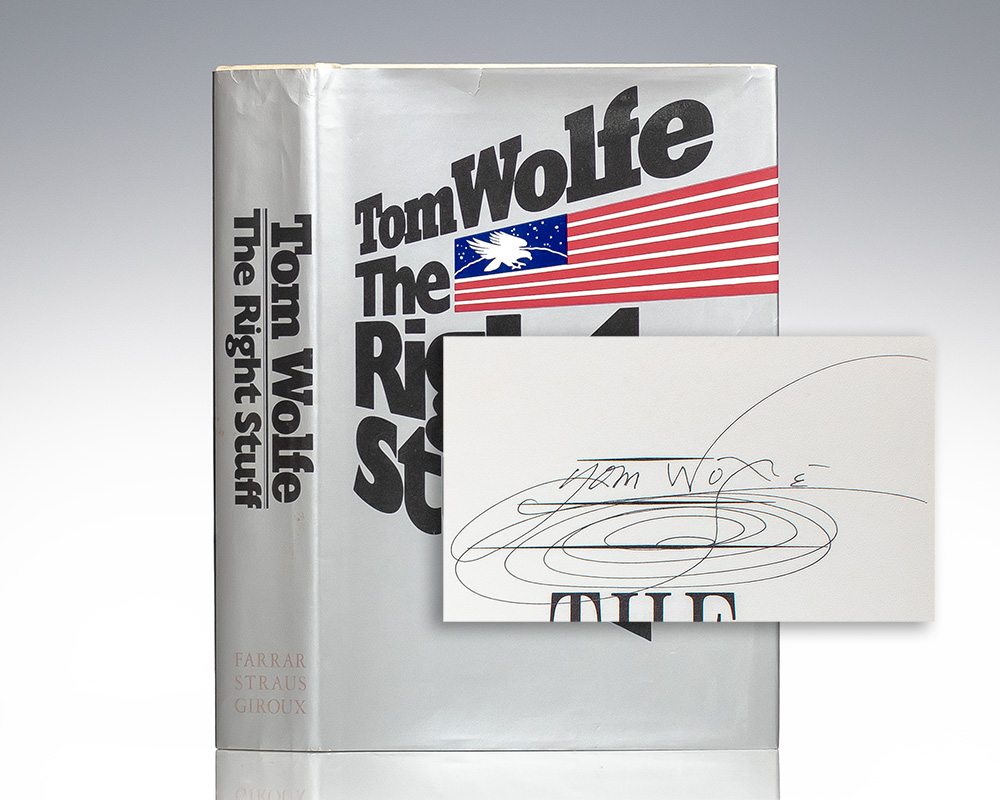 The Right Stuff Tom Wolfe First Edition Signed John Glenn Chuck Yeager