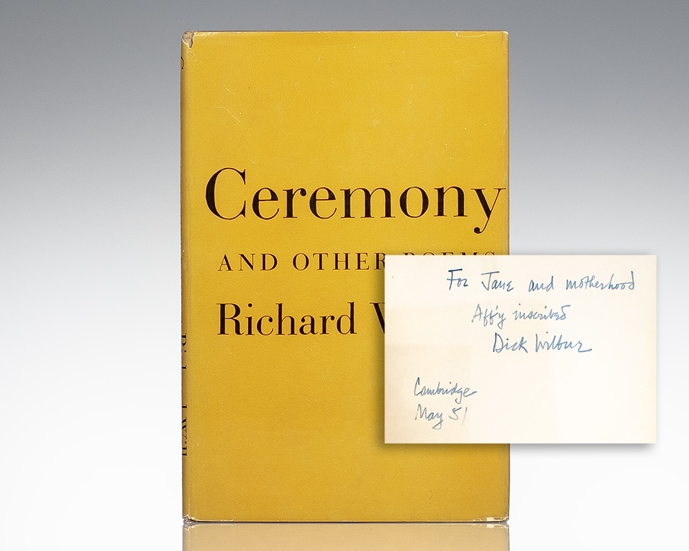 Things of This World Richard Wilbur First Edition Signed Pulitzer Rare