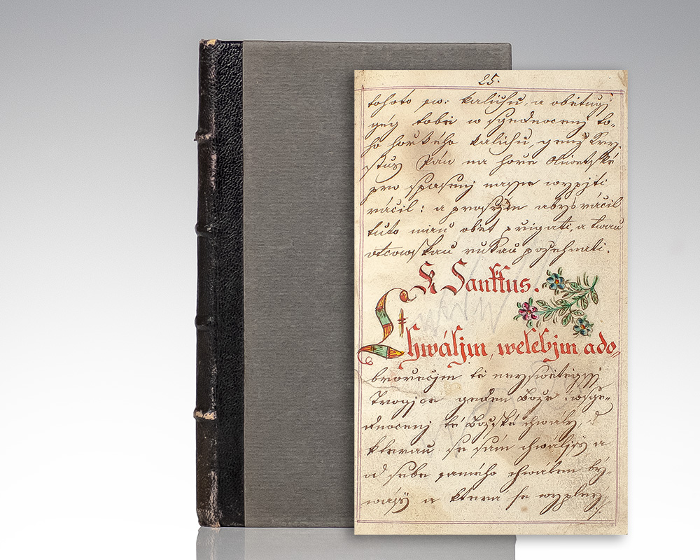 Illuminated Czech Prayer Book. - Raptis Rare Books | Fine Rare and ...