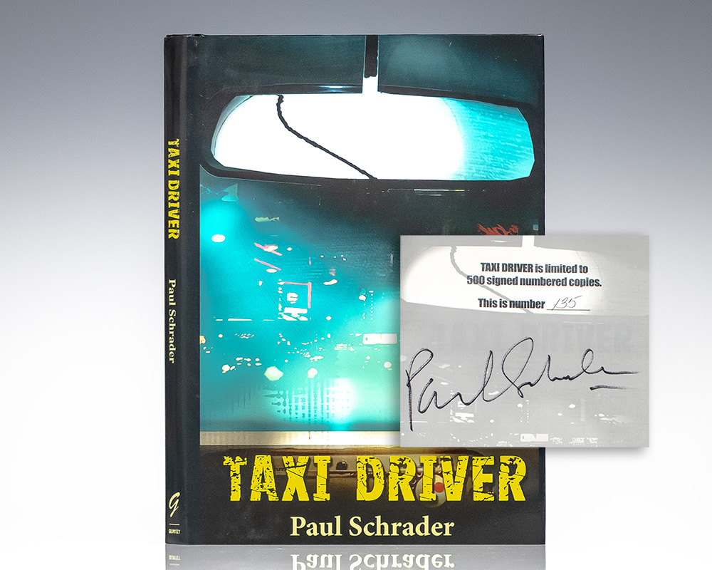 Taxi Driver. - Raptis Rare Books | Fine Rare and Antiquarian First ...