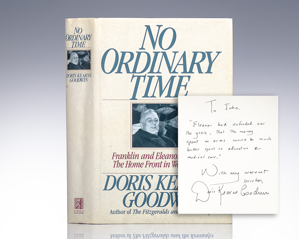 No Ordinary Time Doris Kearns Goodwin First Edition Signed