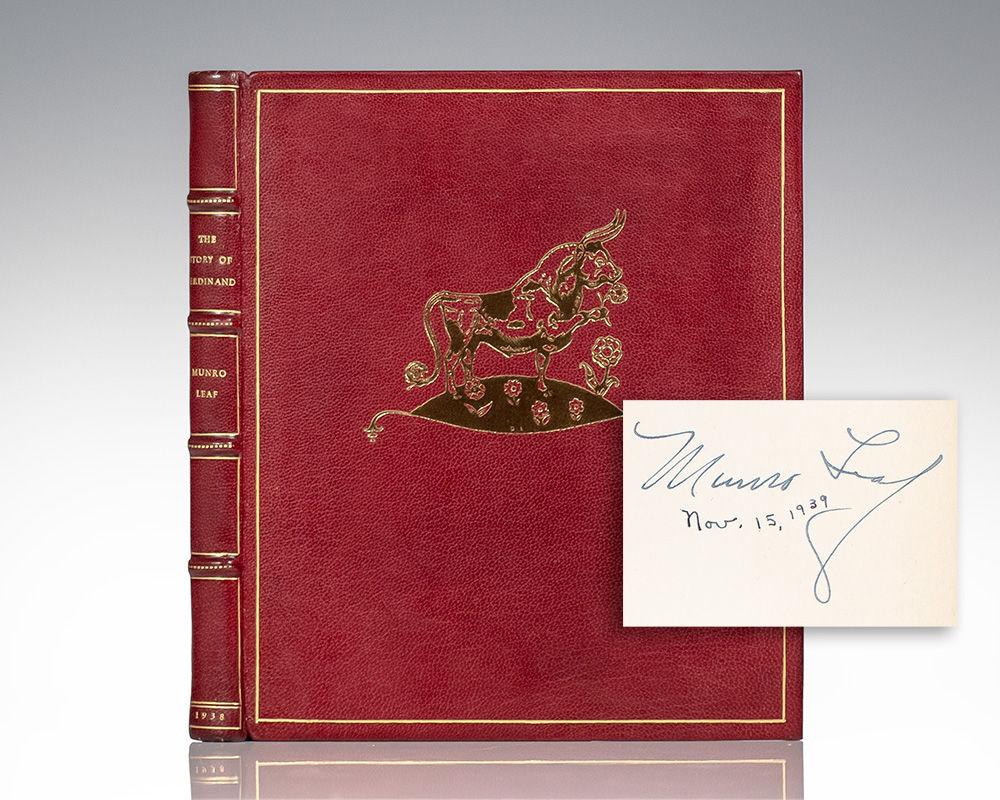 The Story of Ferdinand Munro Leaf First Edition Signed
