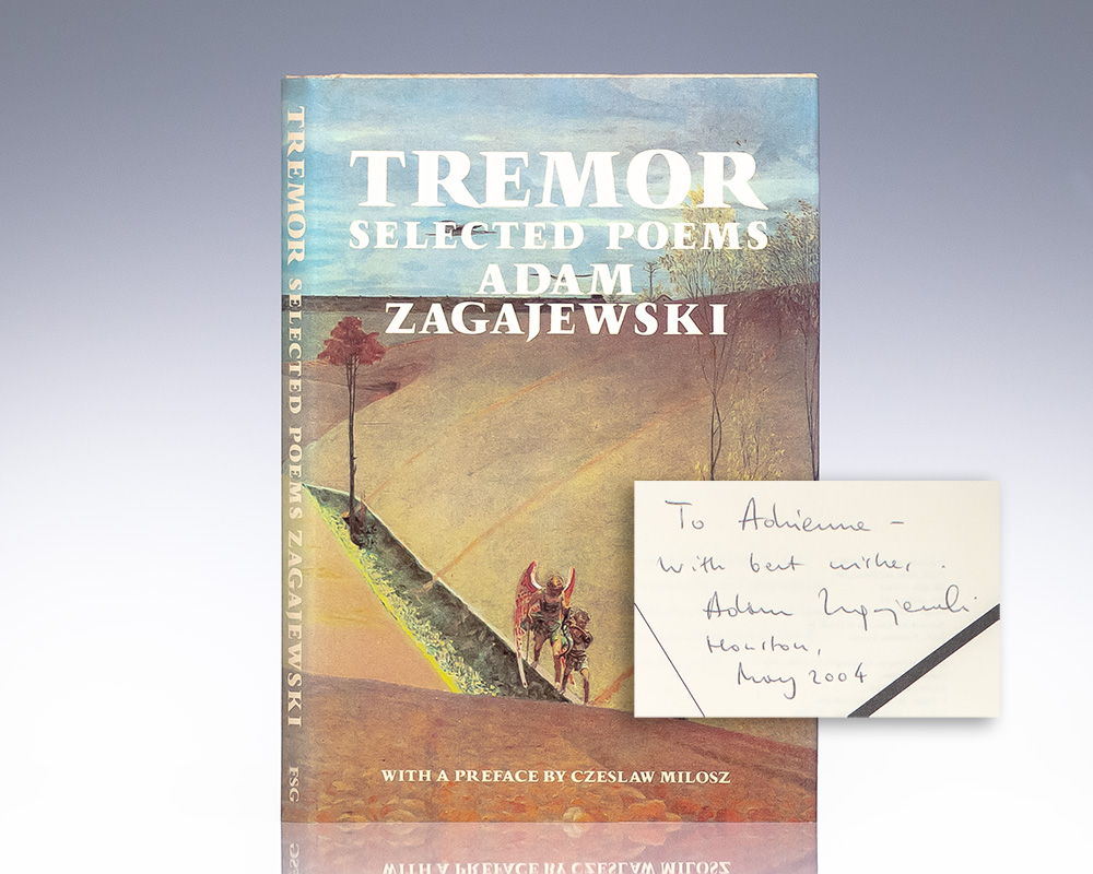 Tremor Poems Adam Zagajewski First Edition Signed