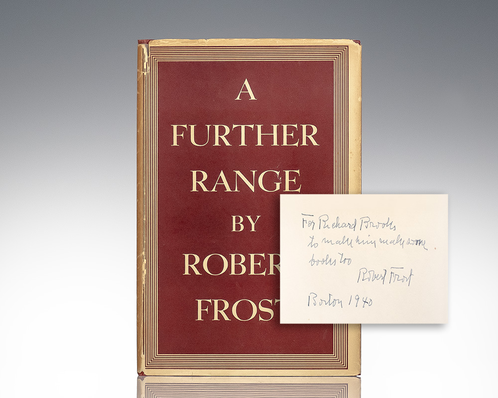 A Further Range Robert Frost First Edition Signed