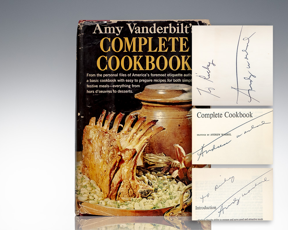 Amy Vanderbilt's Complete Cookbook. - Raptis Rare Books | Fine Rare and ...