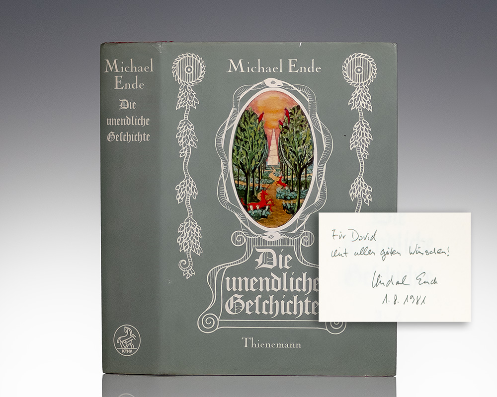 Neverending Story Michael Ende First Edition Signed Rare