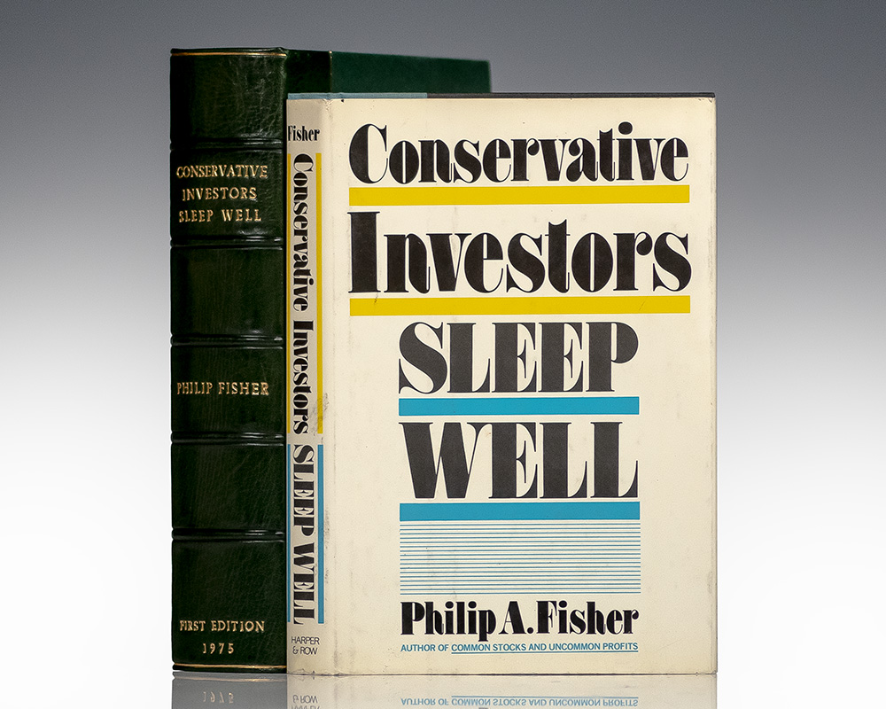 Conservative Investors Sleep Well Philip Fisher First Edition Signed