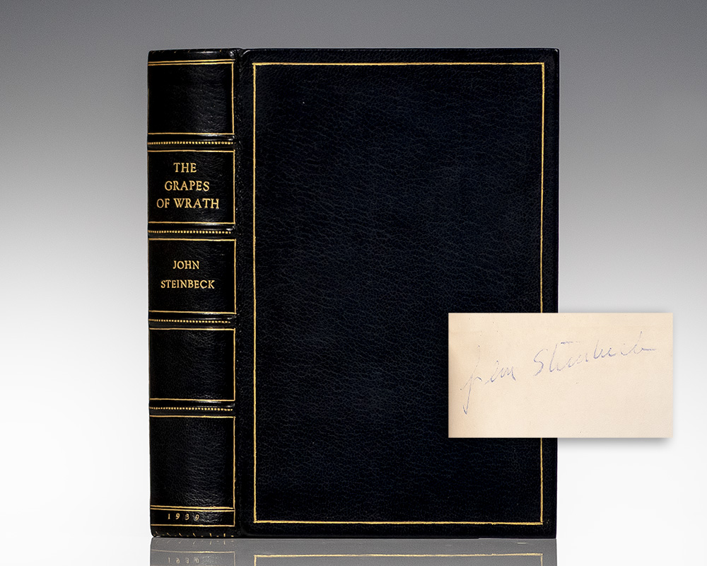 The Grapes of Wrath John Steinbeck First Edition Rare Book