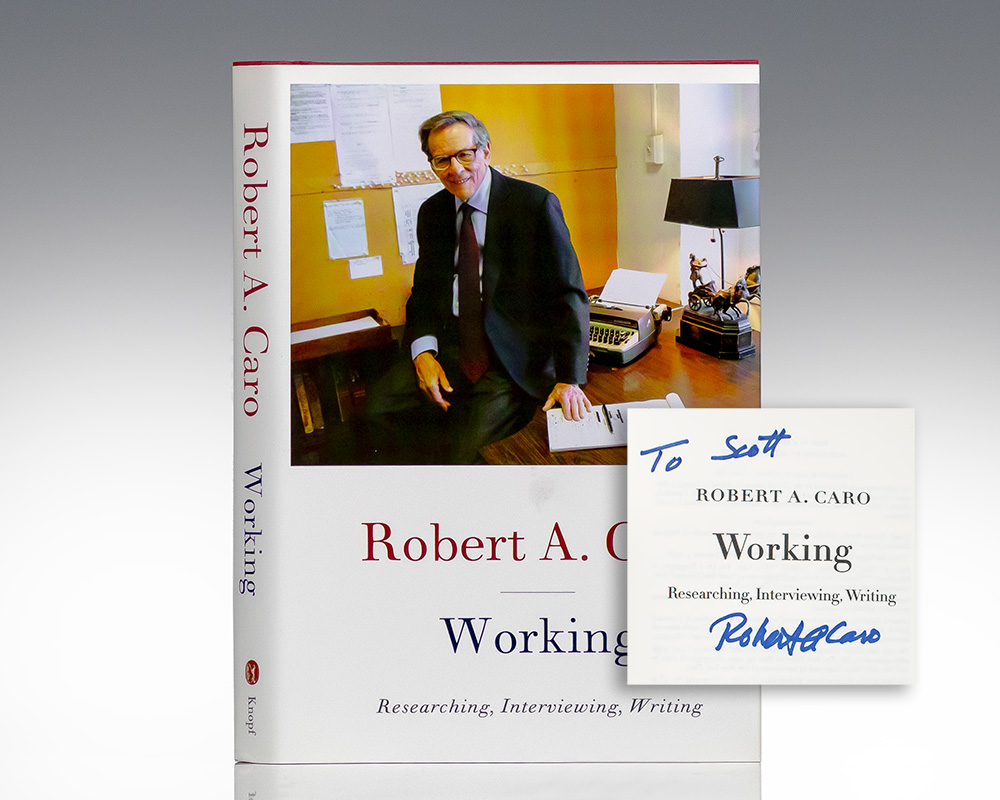 Working Robert Caro First Edition Signed