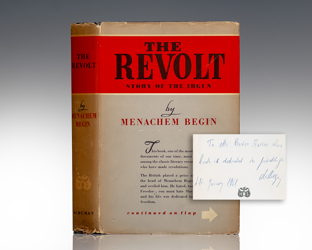 Revolt: The Story of the Irgun Menachem Begin