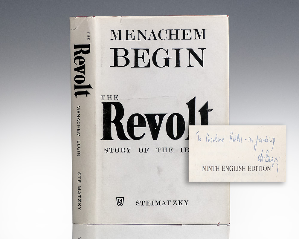Revolt: The Story of the Irgun Menachem Begin