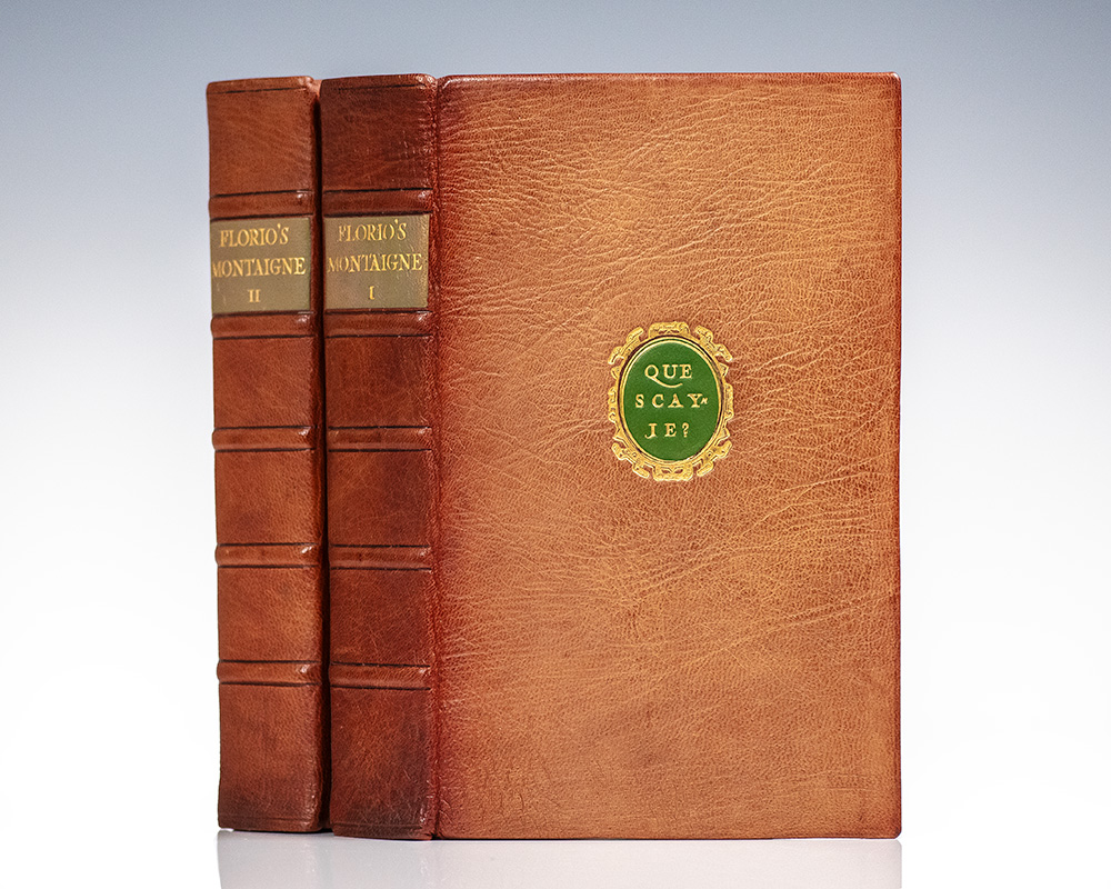 Montaigne's Essays John Florio's Translation Nonesuch Press Limited Edition